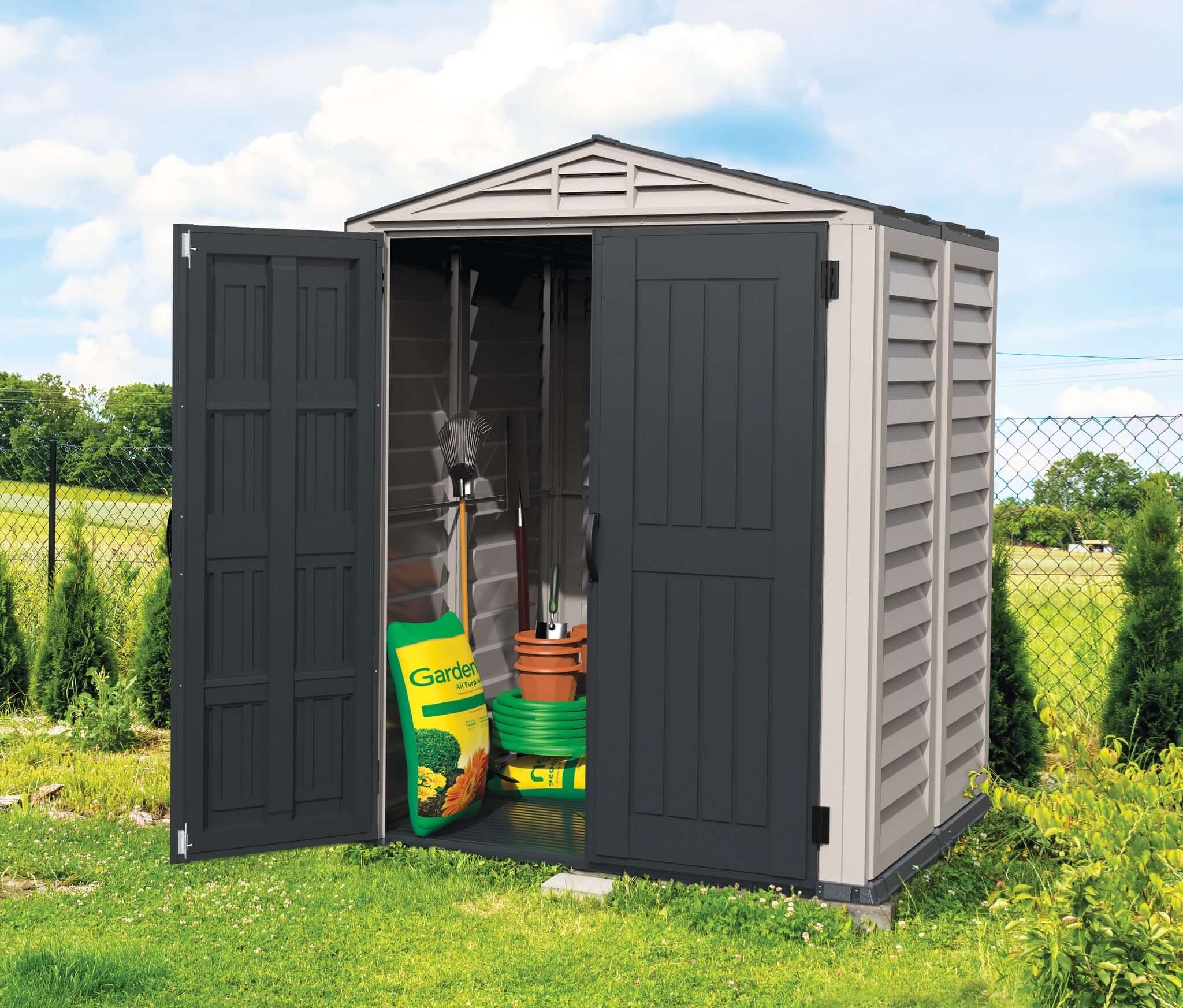 Duramax Sheds Direct 5’x5’ YardMate Pent Plus w/Floor 35525